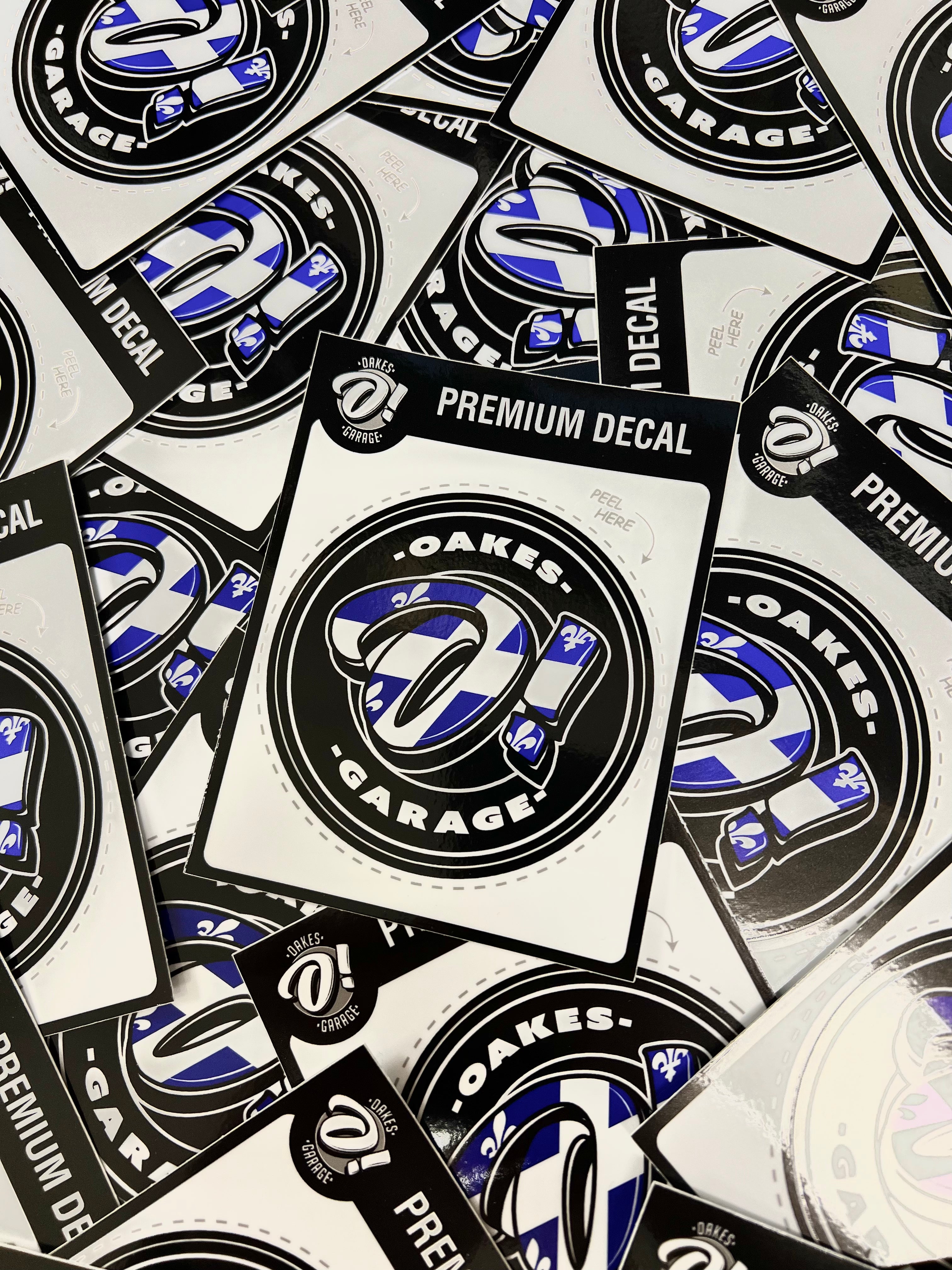 OAKES GARAGE QUEBEC DECAL – ShopJimmyO
