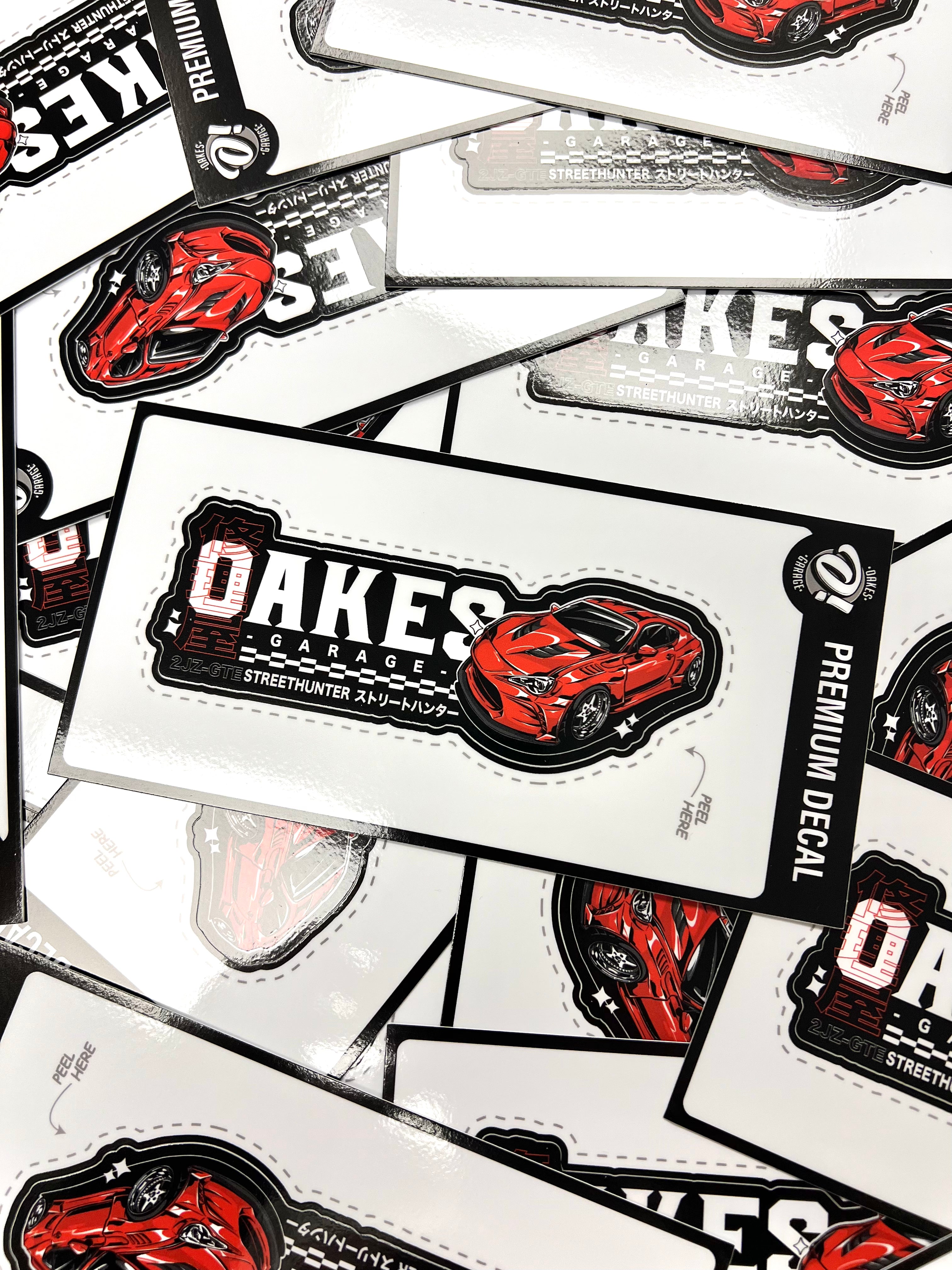 Oakes Garage 2JZ FRS Decal – ShopJimmyO